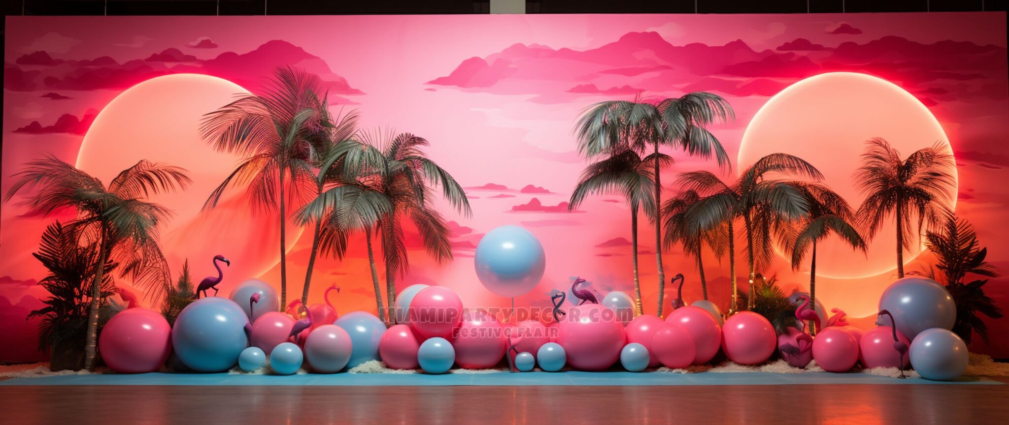 Miami Vice Party Decorations - Miami Party Decor - Party Decorations & Event Services