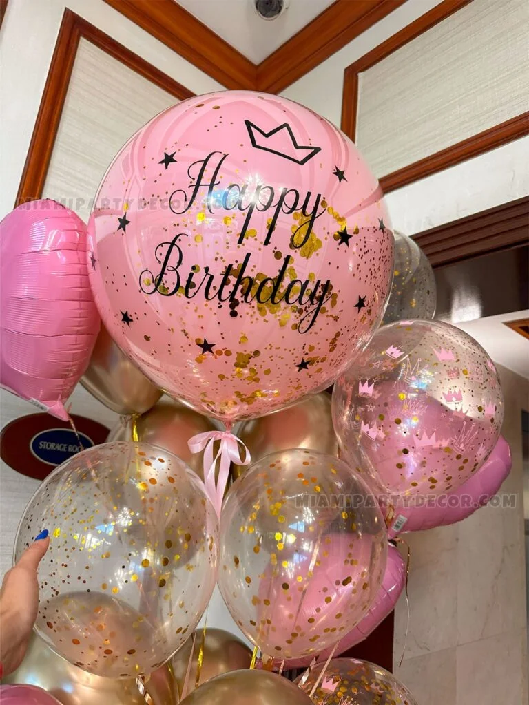 Barbie Balloons Bouquet - Miami Party Decor - Party Decorations & Event ...