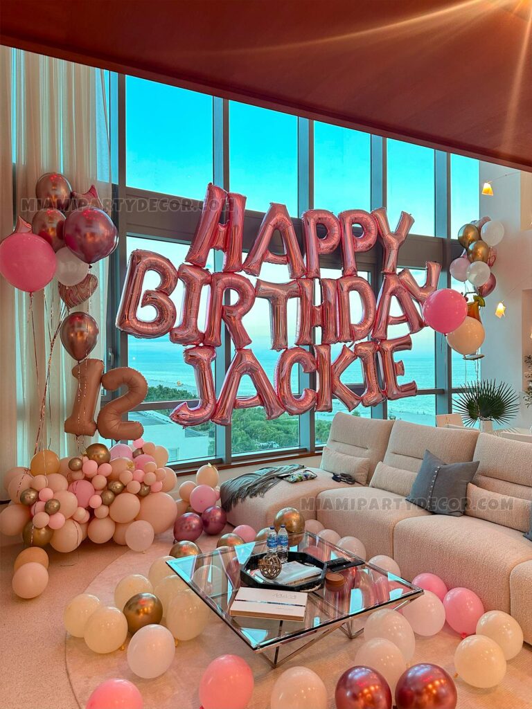 Mega Birthday Room Decor - Miami Party Decor - Party Decorations & Event Services