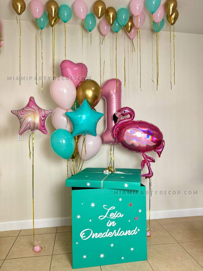 Perfect Surprise - Balloon Box - Miami Party Decor - Party Decorations ...
