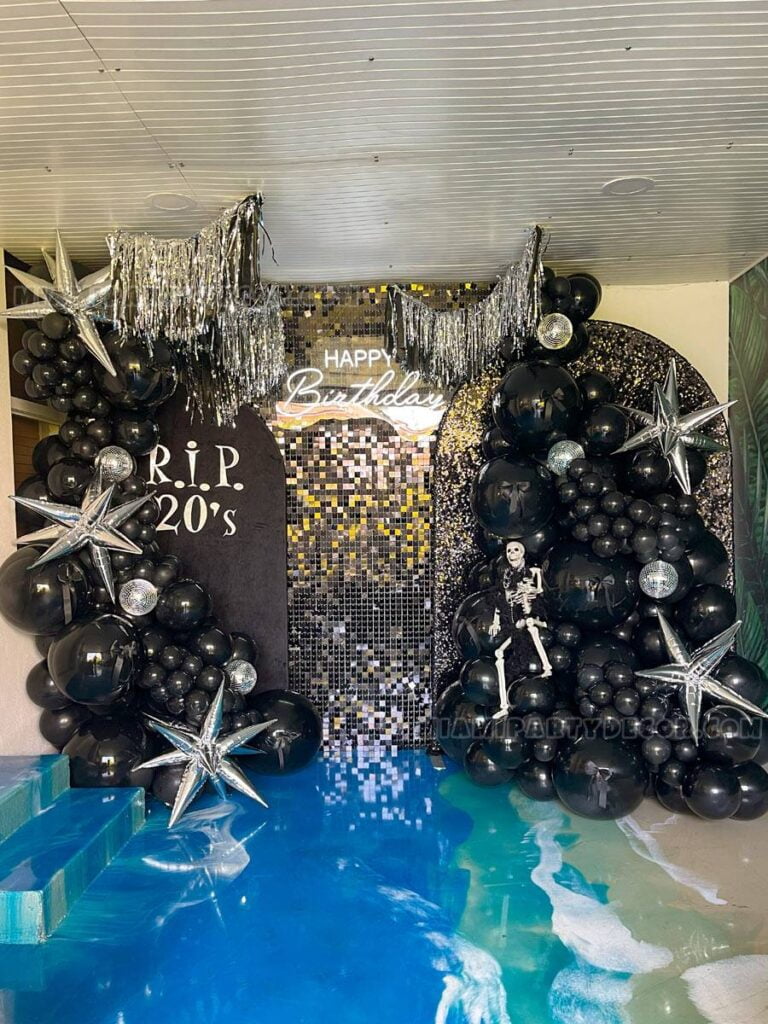 Safari Backdrop - Miami Party Decor