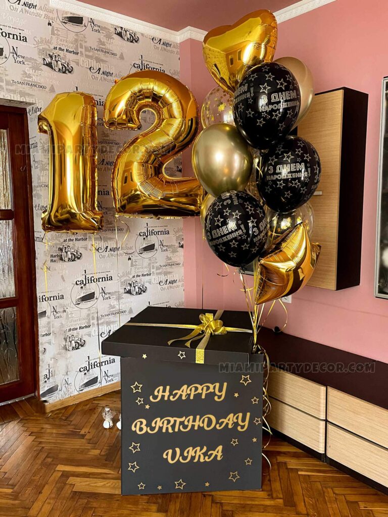 Box Of Balloons - Miami Party Decor - Party Decorations & Event Services