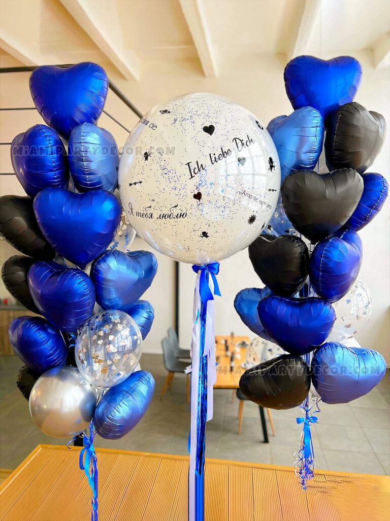Balloons Bouquet For Him - Miami Party Decor - Party Decorations ...