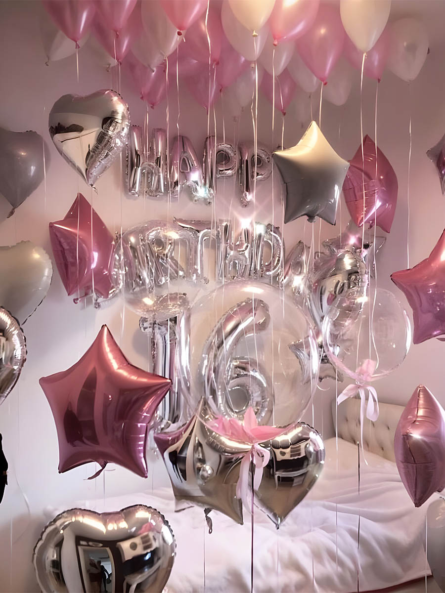 Sweet 16 Birthday Balloons Ideas - Miami Party Decor - Party Decorations & Event Services